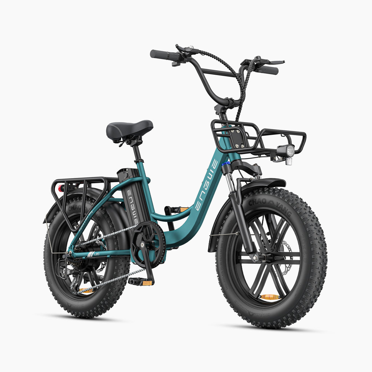 ENGWE L20 Boost Fat Bike Elettrica con Sensore di Coppia e 126 km di ...